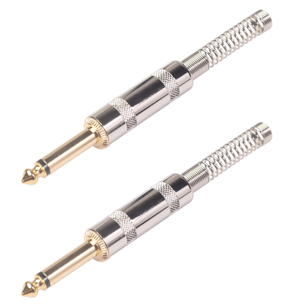 5 PCS Guitar Pedal Connector Instrument Connector Jack Plug Connector ...