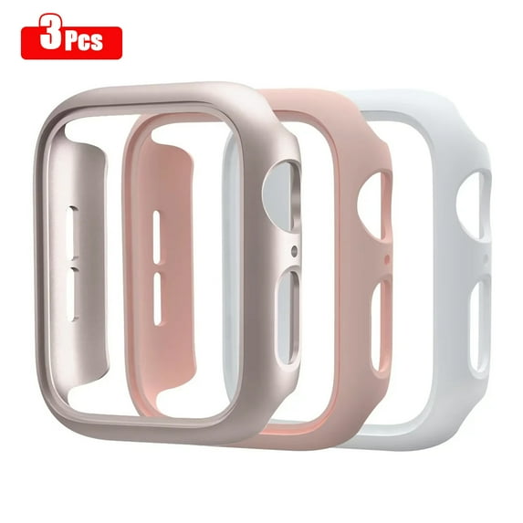 5 PCS Hard PC Case compatible with Apple Watch 45mm 41mm 38mm 42mm 40mm ...