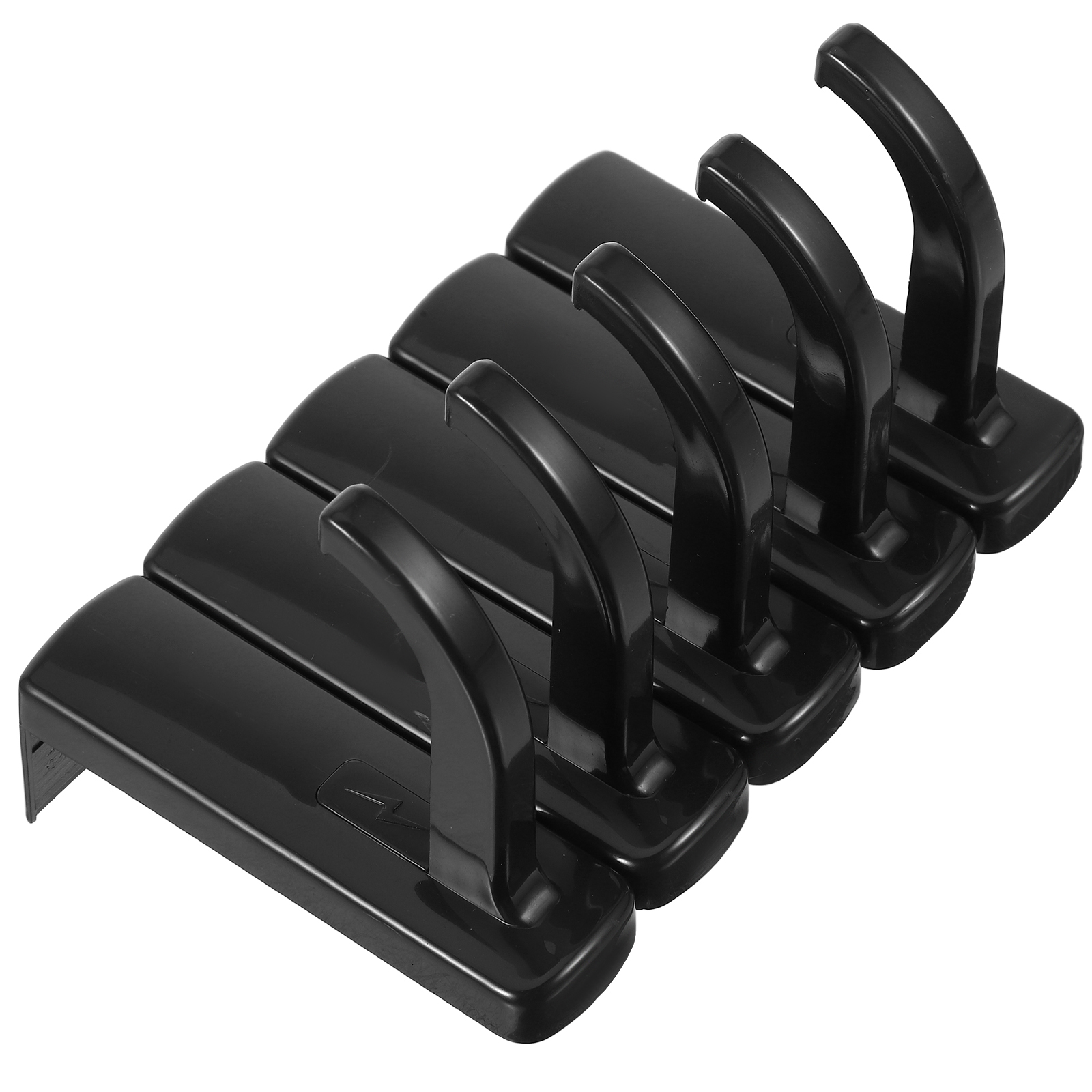 WHAMVOX Black Headphone Stand Hanger for Monitor Wall Mount Plastic ...