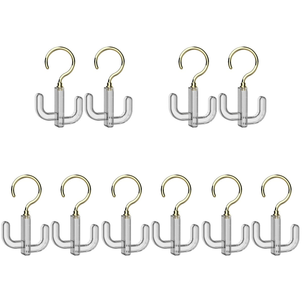 5 PCS Hooks for Closet Rod Cactus Hanger 360 Swivel Fine Workmanship ...