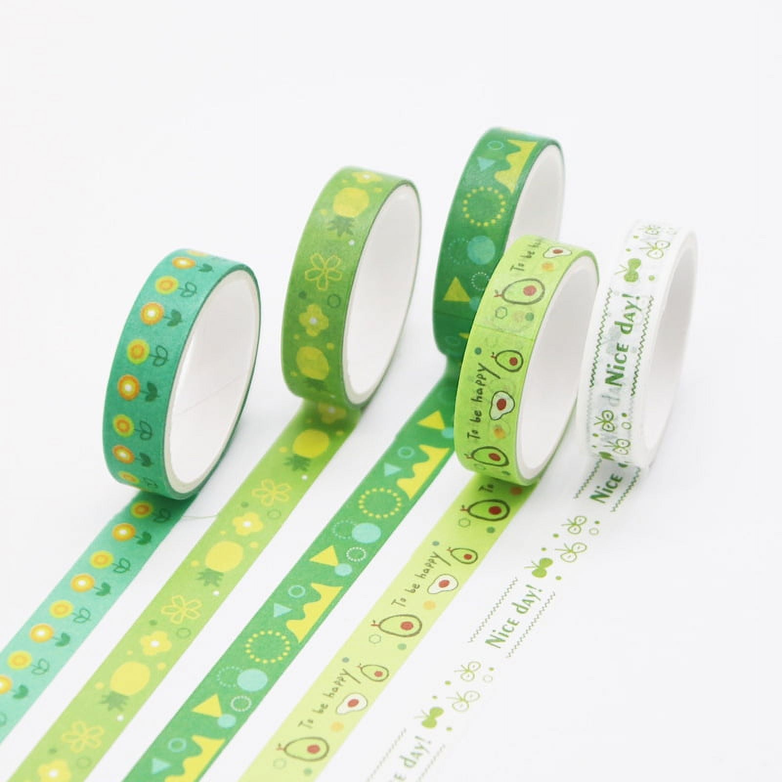 5 PCS Kawaii Washi Tapes Set Scrapbooking Stickers Supplies Japanese Cute korean stationery ...