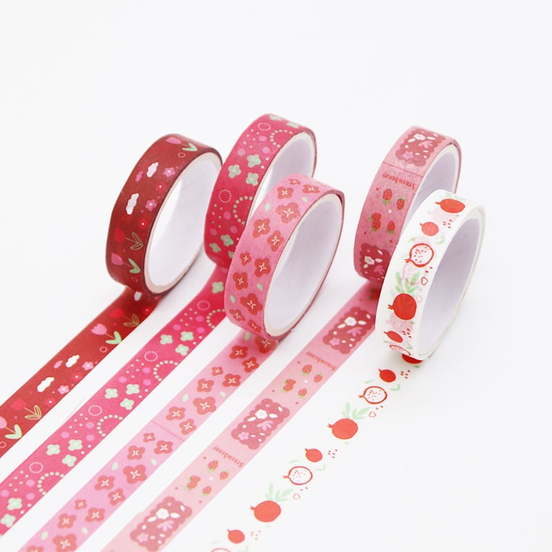 5 PCS Kawaii Washi Tapes Set Scrapbooking Stickers Supplies Japanese Cute korean stationery ...