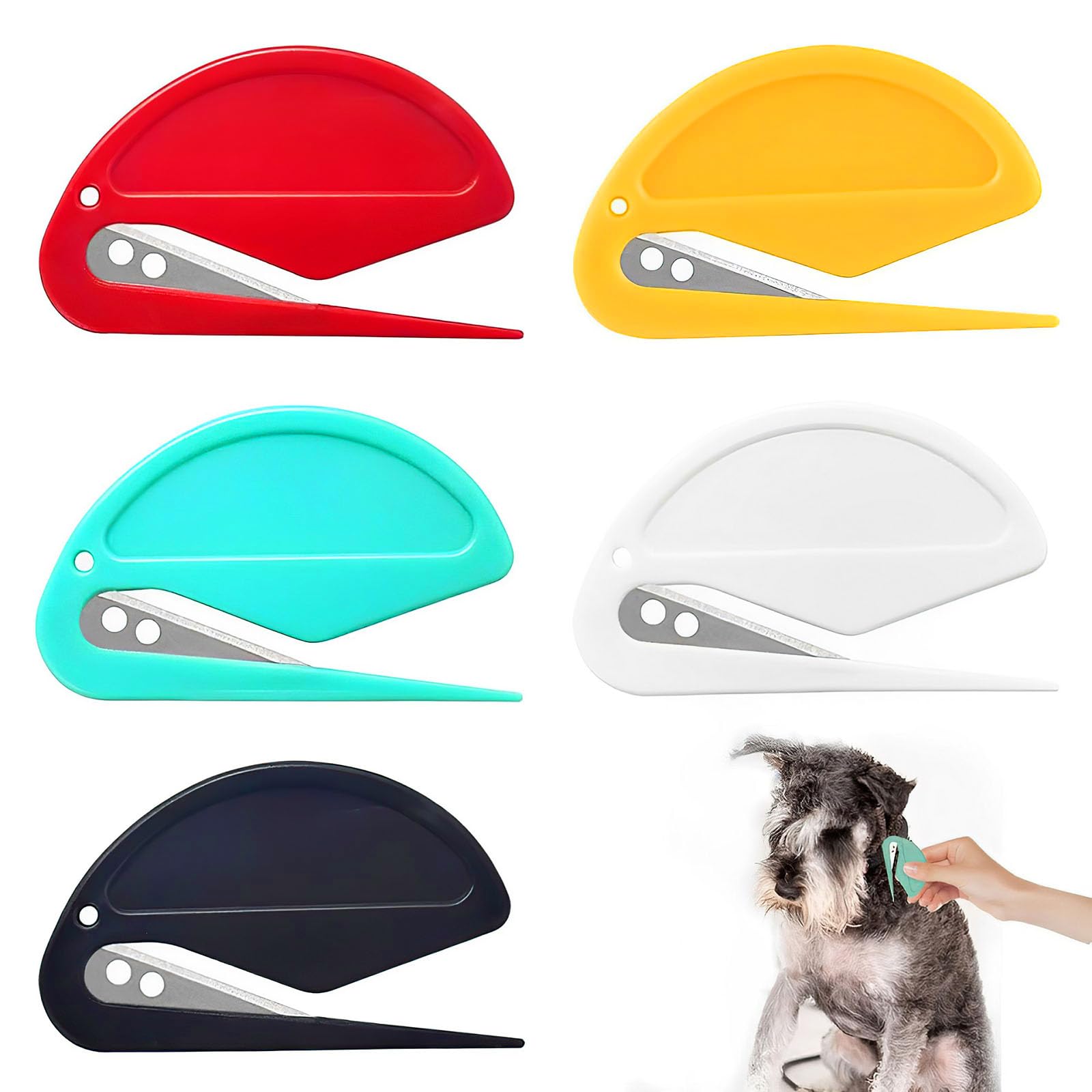 5 PCS Knotting Comb for Cats and Dogs, Pet Knotting Comb for Hair ...