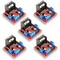 5 PCS L298N Motor Drive Controller Board Module, Stepper Motor DC Dual H-Bridge for Arduino ...