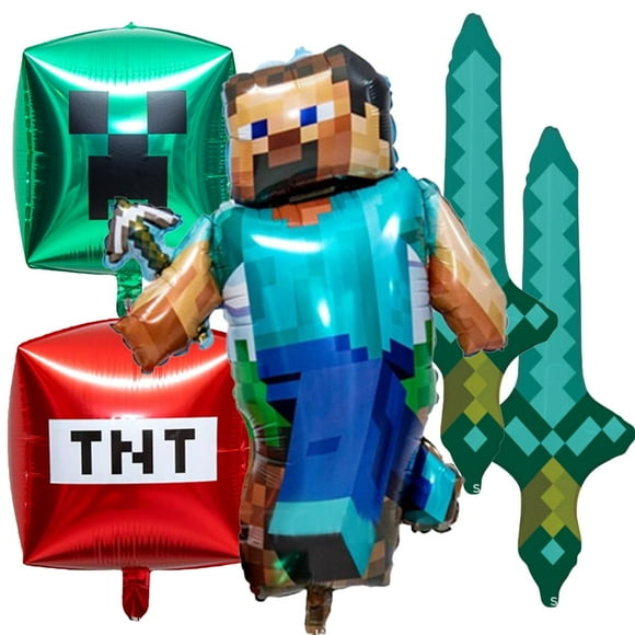 Minecraft Balloons in Minecraft Party Supplies - Walmart.com
