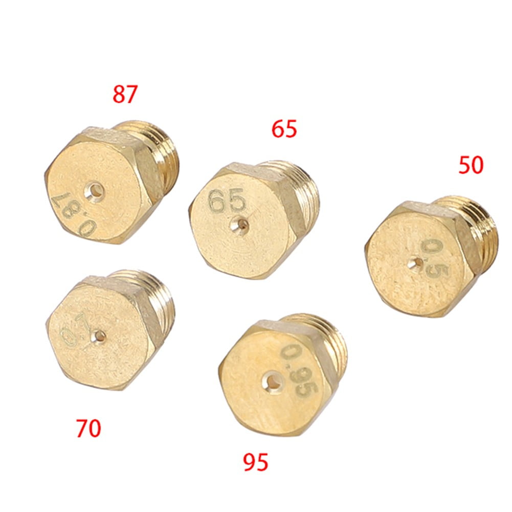 5 PCS LPG Conversion Nozzle For Gas Stove Brass Nozzle Propane Injector ...