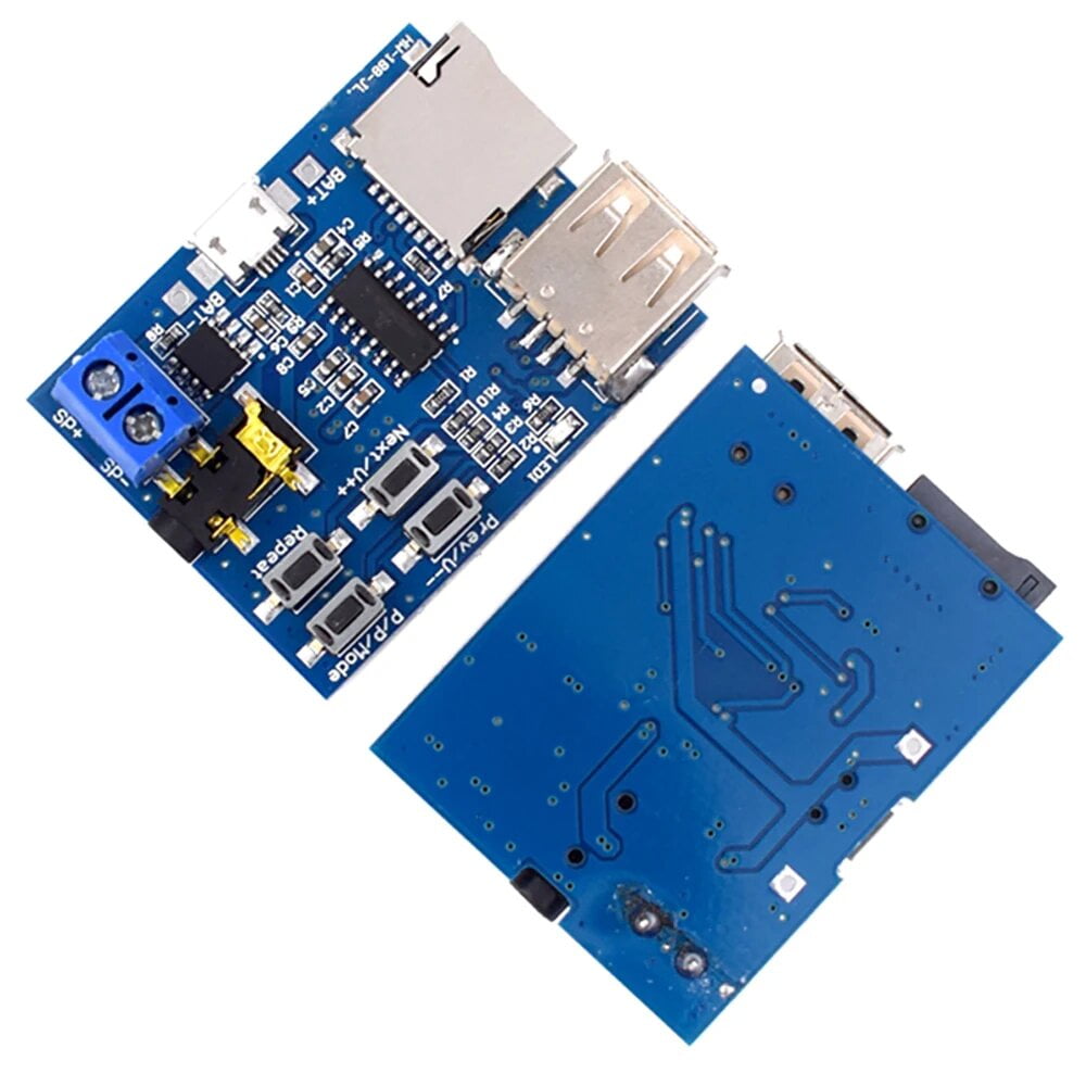 (5 PCS) MP3 Lossless Decoding Board Audio Plug-in U Disk Decoder TF ...