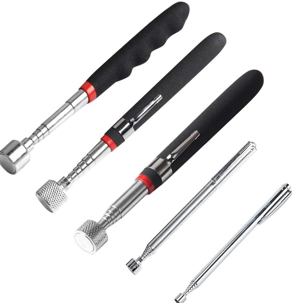 5 PCS Magnetic Telescopic Pick-Up Tool Set With Pocket Clip Telescopic ...