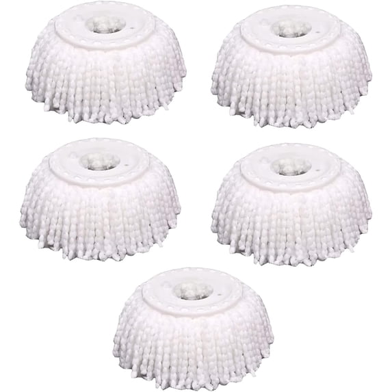 5 PCS Microfiber Replacement Mop Head Spin Mop Head Replacement 5-Pack ...
