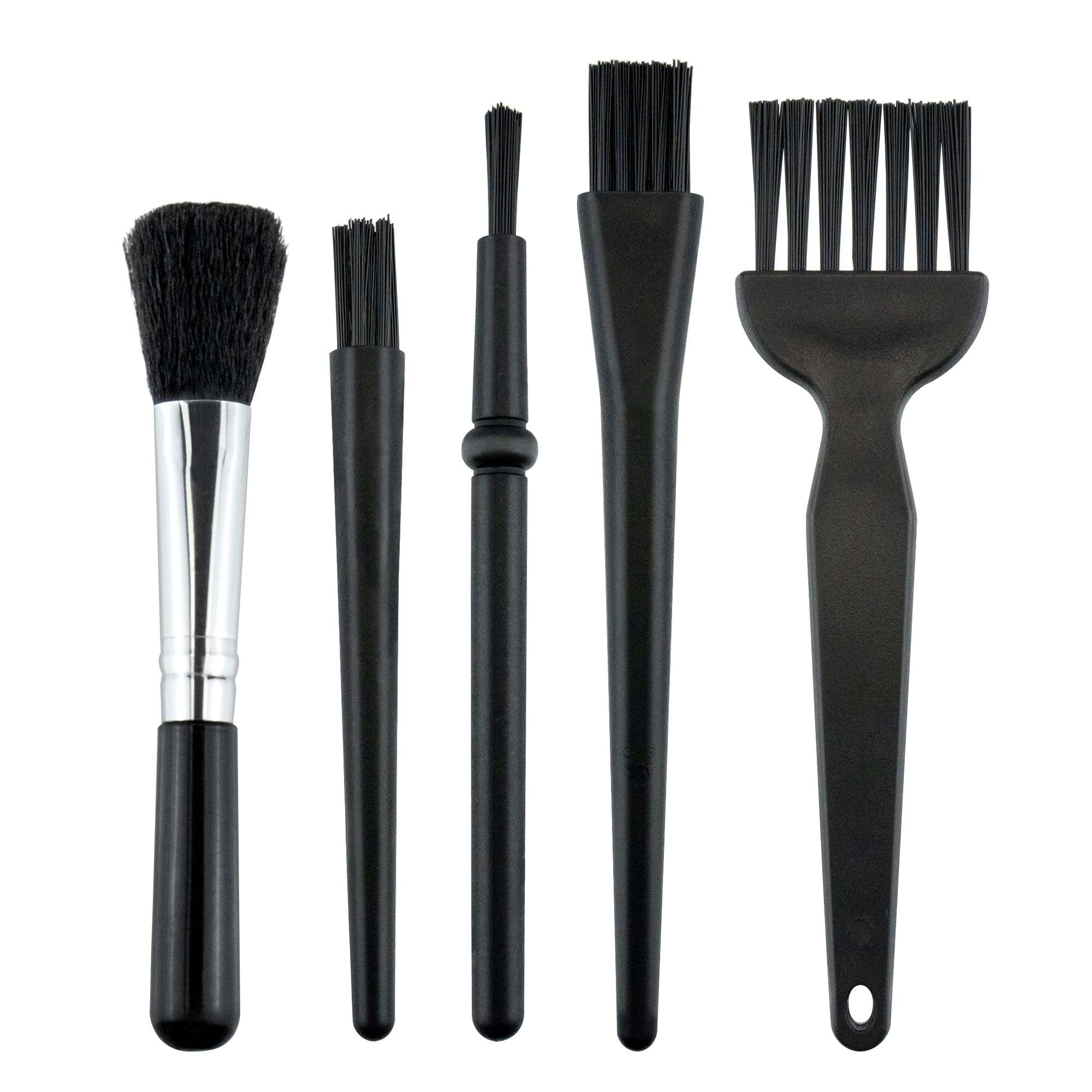 5 PCS Mini Keyboard Cleaning Brushes Kit, Handle Nylon Anti Static ...