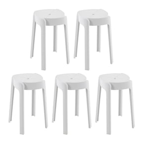 Flash Furniture Nesting Stackable School Stools, Multi Color, Set of 5 ...