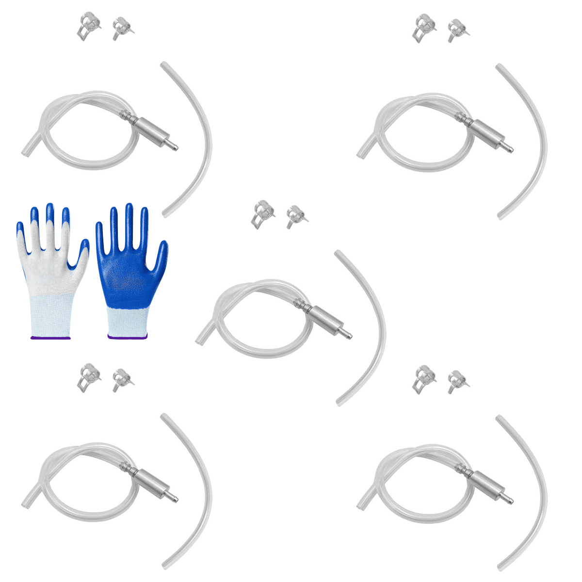 5 PCS, Motorcycle Fuel Filler Hose Hydraulic Brake Bleeder Tool Check ...