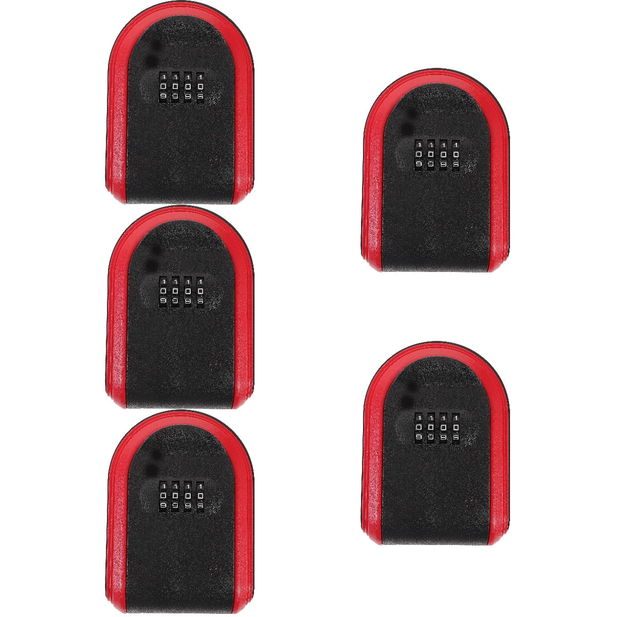 5 PCS Outdoor Key Hider Lockbox Keys Secret Holder for outside Red ...