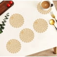 5 PCS PVC European Round Spider Web Coasters - Insulated, Waterproof ...