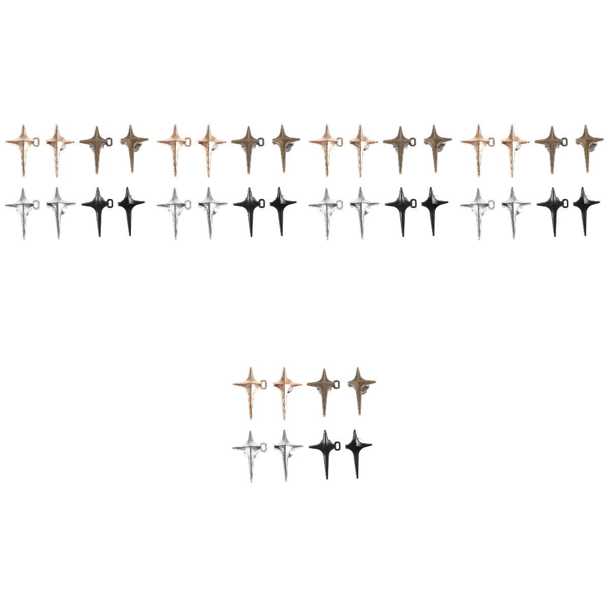 5 PCS Pant Waist Tightener Adjuster for Pants Gold Drawer Knobs Button ...