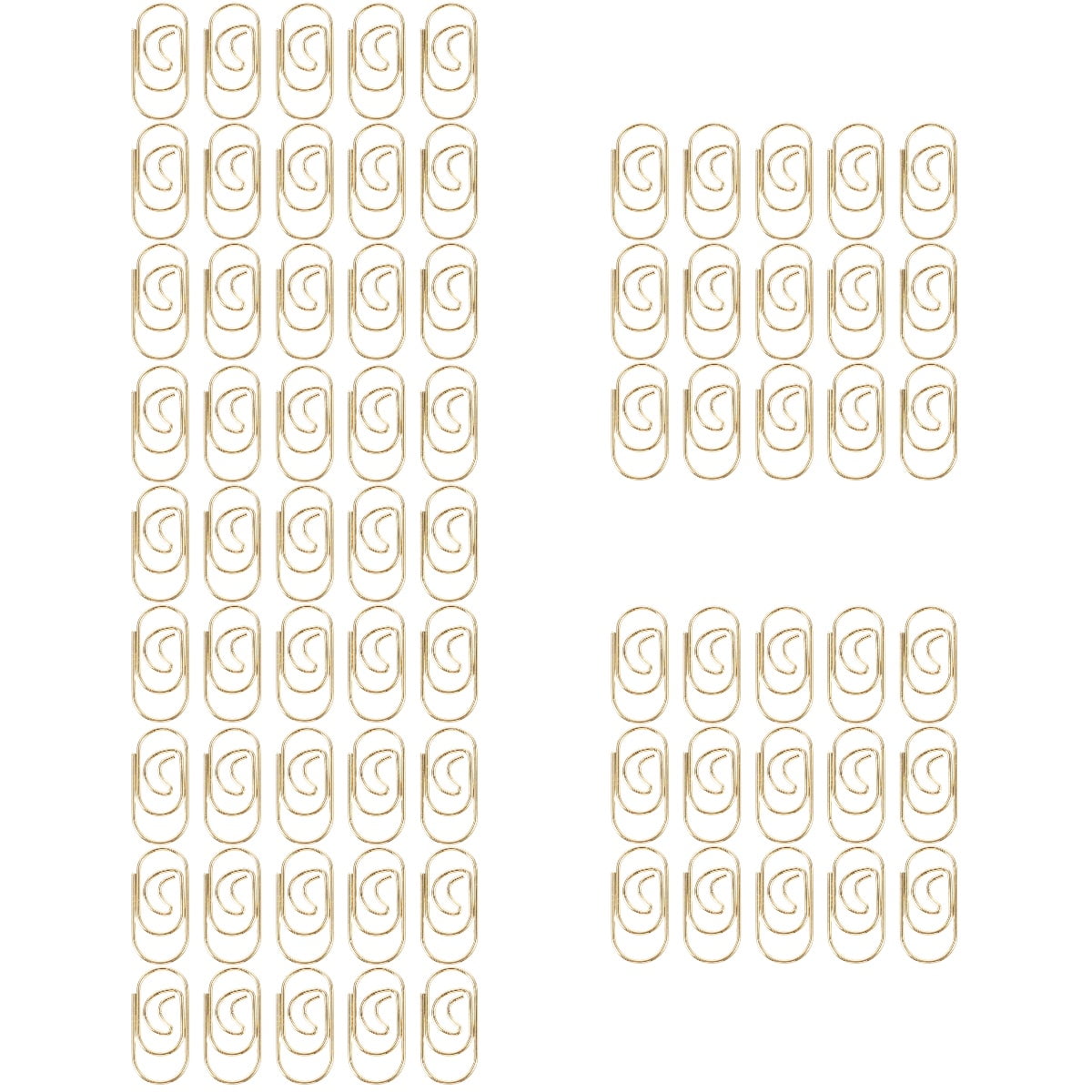 5 PCS Paper Clips Photo Micro Binder Office Supplies Student Golden ...