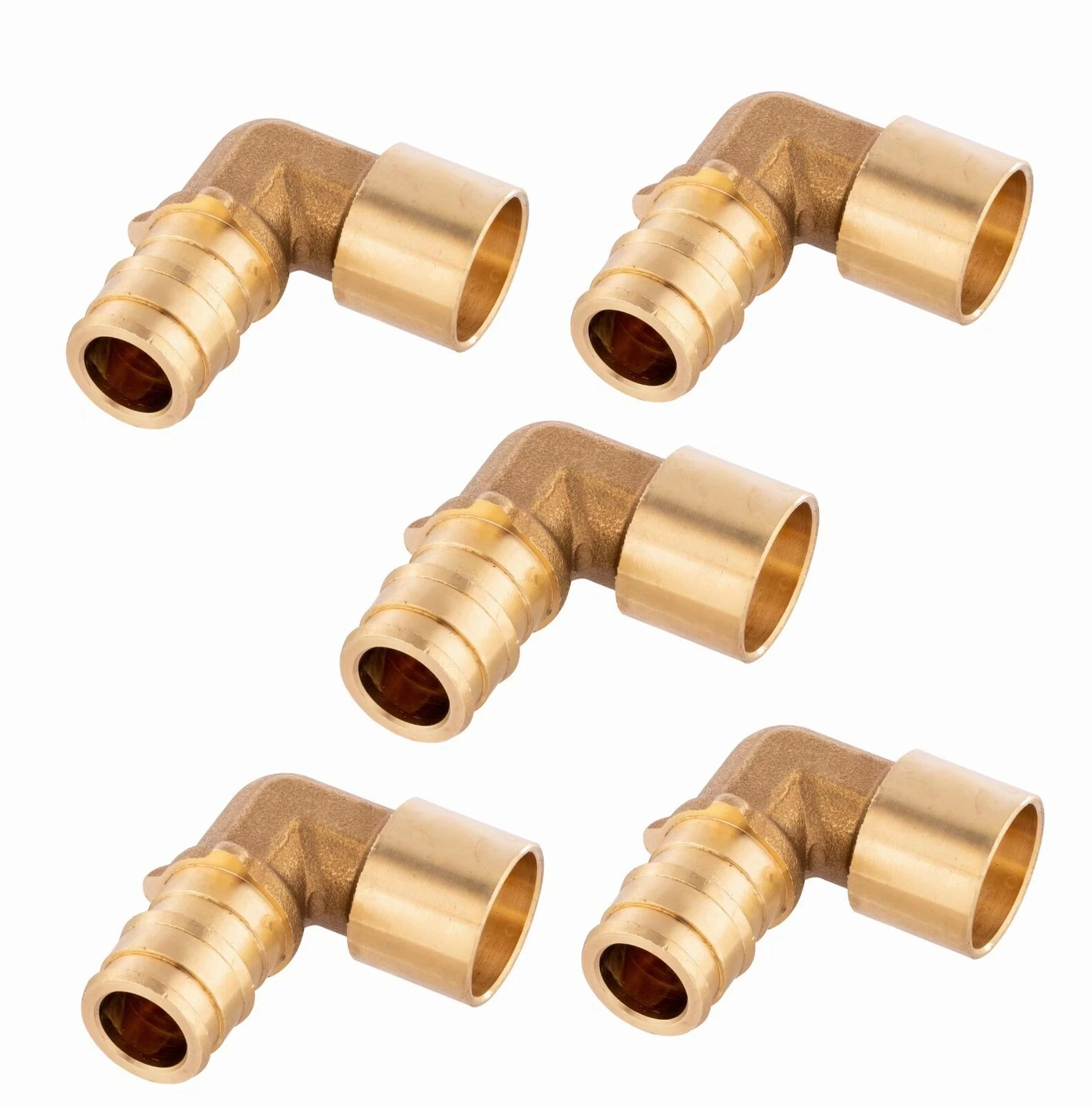 5 PCS Pex-A 3/4"x1/2" Female Sweat Elbow Expansion Fitting F1960 No Lead - Walmart.com