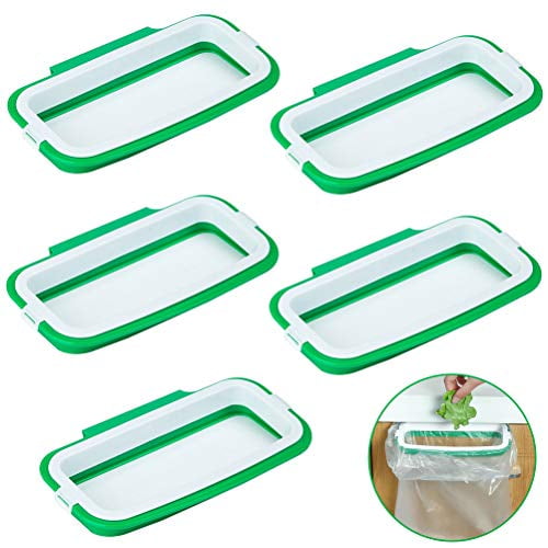 5 PCS Portable Trash Bag Holder Hanging Trash Garbage Bag Holder ...