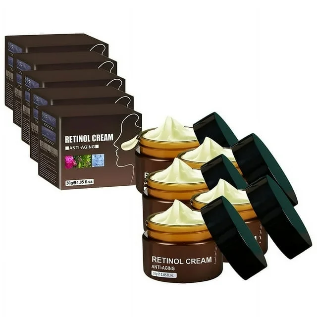 5 PCS Retinol Anti Aging Wrinkle Removal Skin Firming Cream，effectively ...