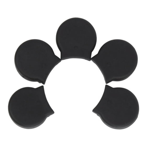 Set of 5 Black Rubber Thumb Rest Cushions for Clarinet - Protective ...