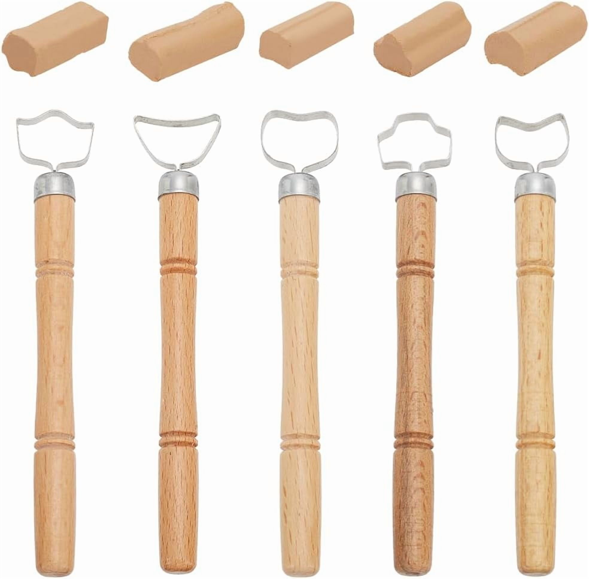 5 PCS Sculpture Scraper Clay Extruder Tool Pottery Cup Handle Shape ...