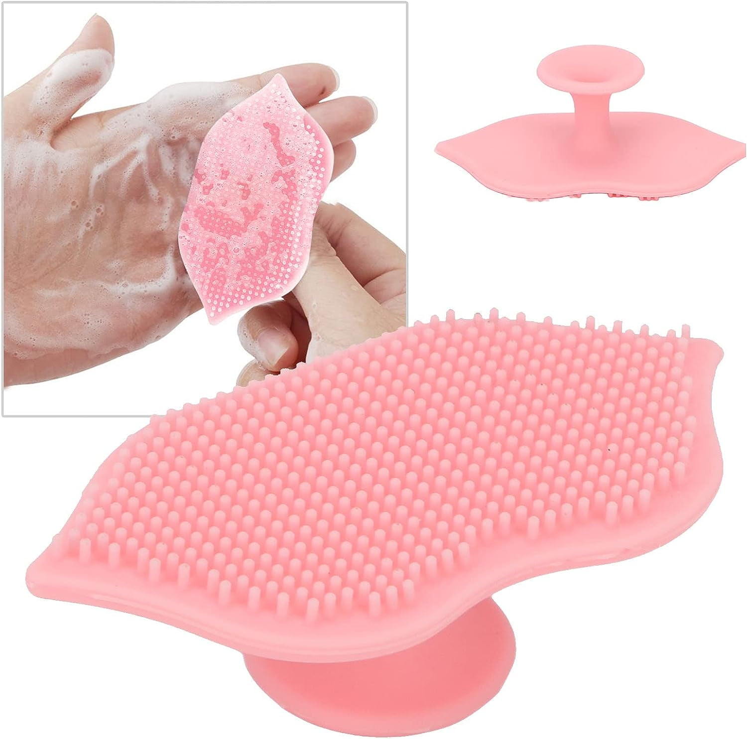 5 PCS Silicone Exfoliating Lip Brushes,Bendable Soft Lip Scrubbers Deep ...