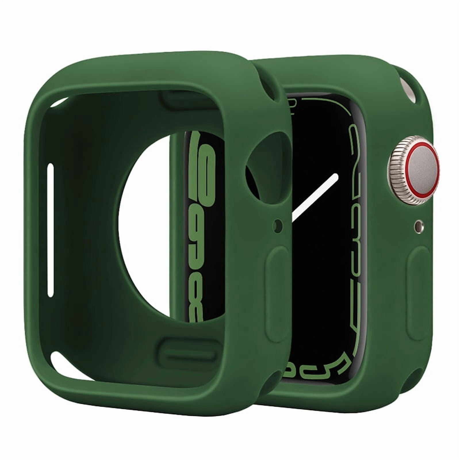 5 PCS Soft Silicone Case compatible with Apple Watch Series 8/7/6/5/4/3 ...
