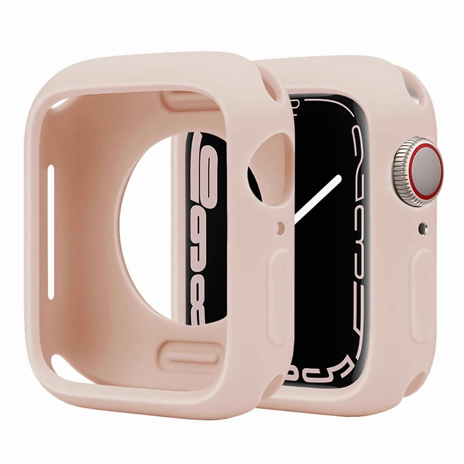 5 PCS Soft Silicone Case compatible with Apple Watch Series 8/7/6/5/4/3 ...