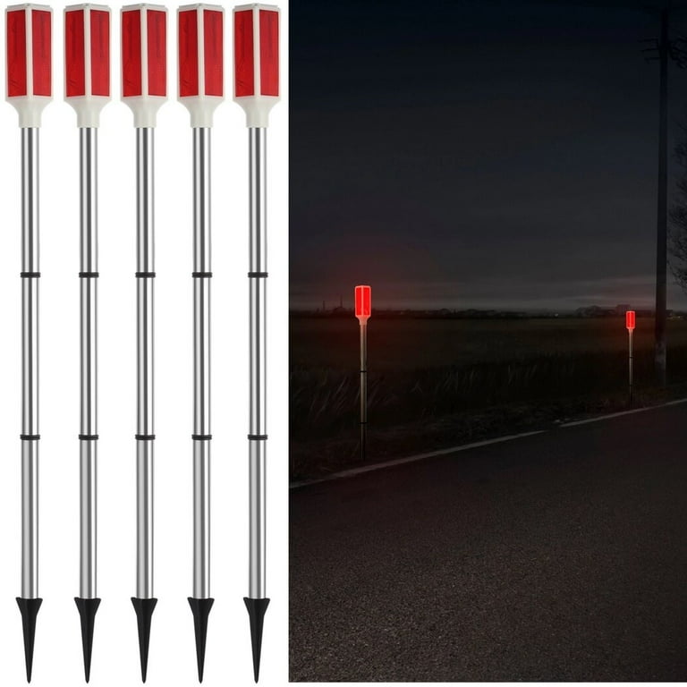 Solar Driveway Reflectors Poles Amazon.com : Macarrie 6 Pcs Solar