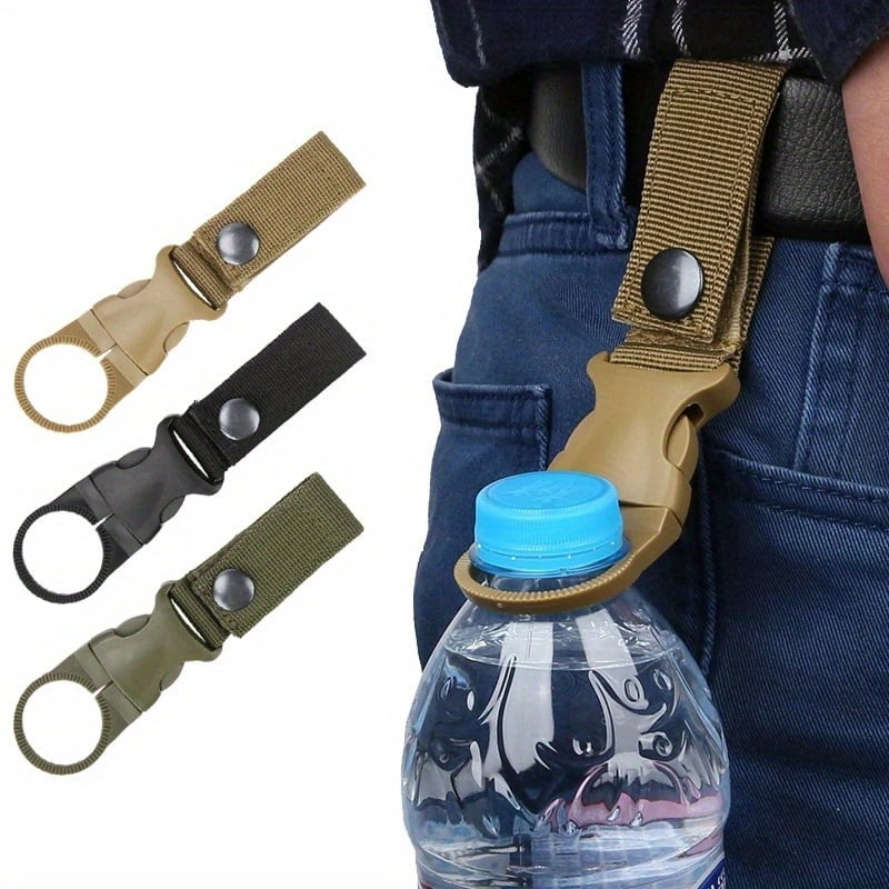 5 PCS,Tactical nylon webbing water bottle hook Multifunctional ...