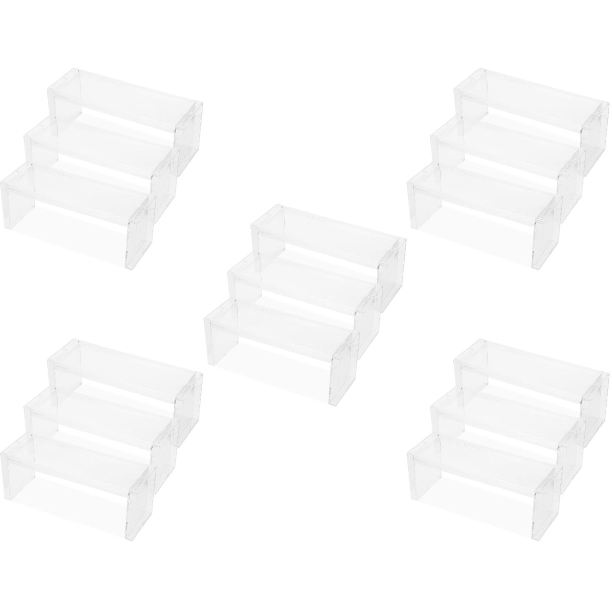 RENACLIPY Coophya Clear Storage Risers Display Stand Organizer for Home ...