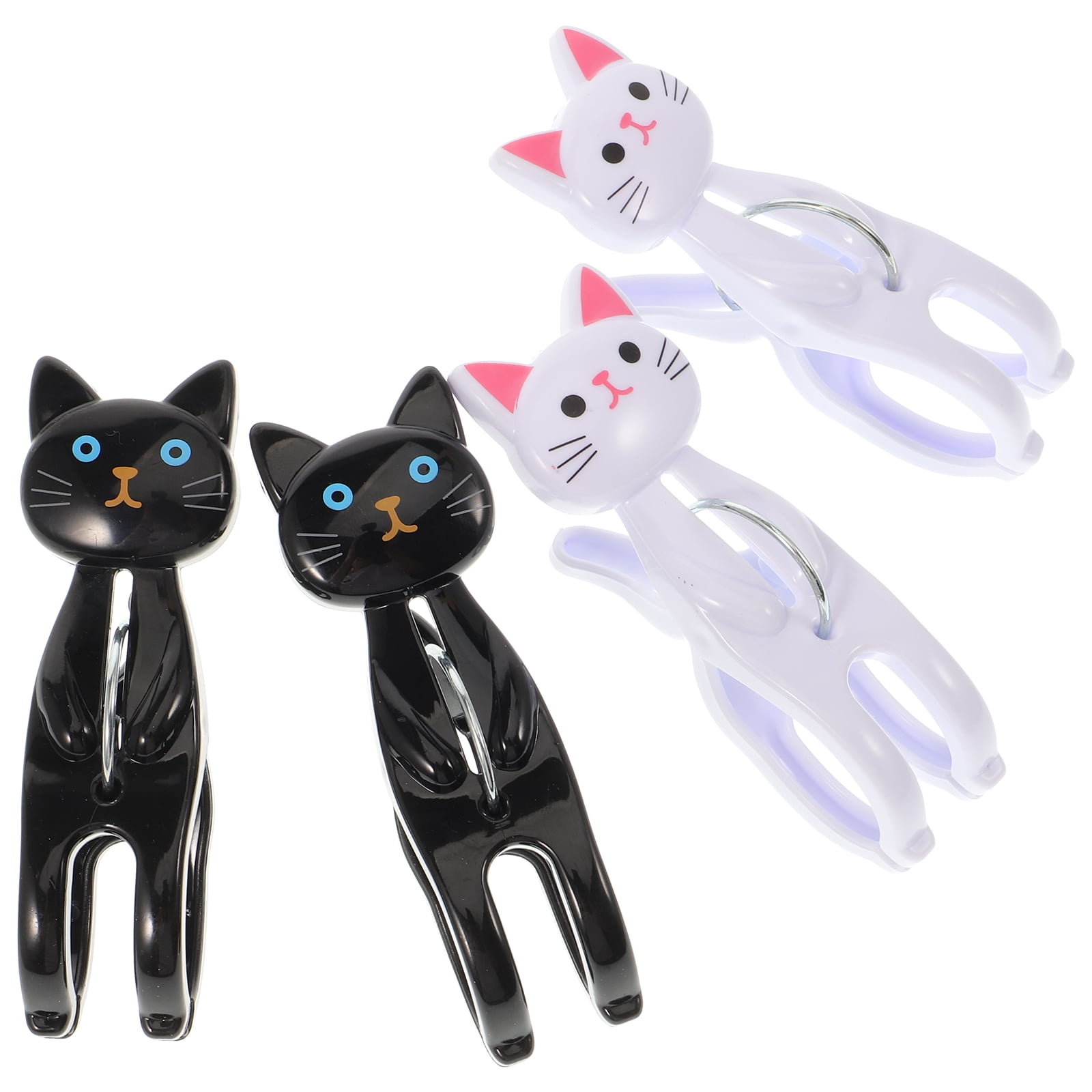 5 PCS Travel Towel Pegs Cats Clothespin Smooth Surface Clips - Walmart.com