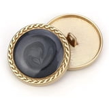 5 PCS Vintage Gold Women's Buttons for Clothing Decoration Metal Coat ...