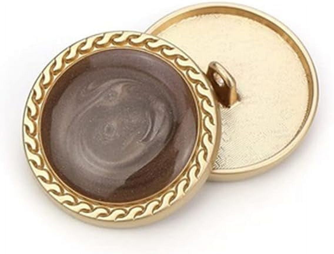 5 PCS Vintage Gold Women's Buttons for Clothing Decoration Metal Coat ...