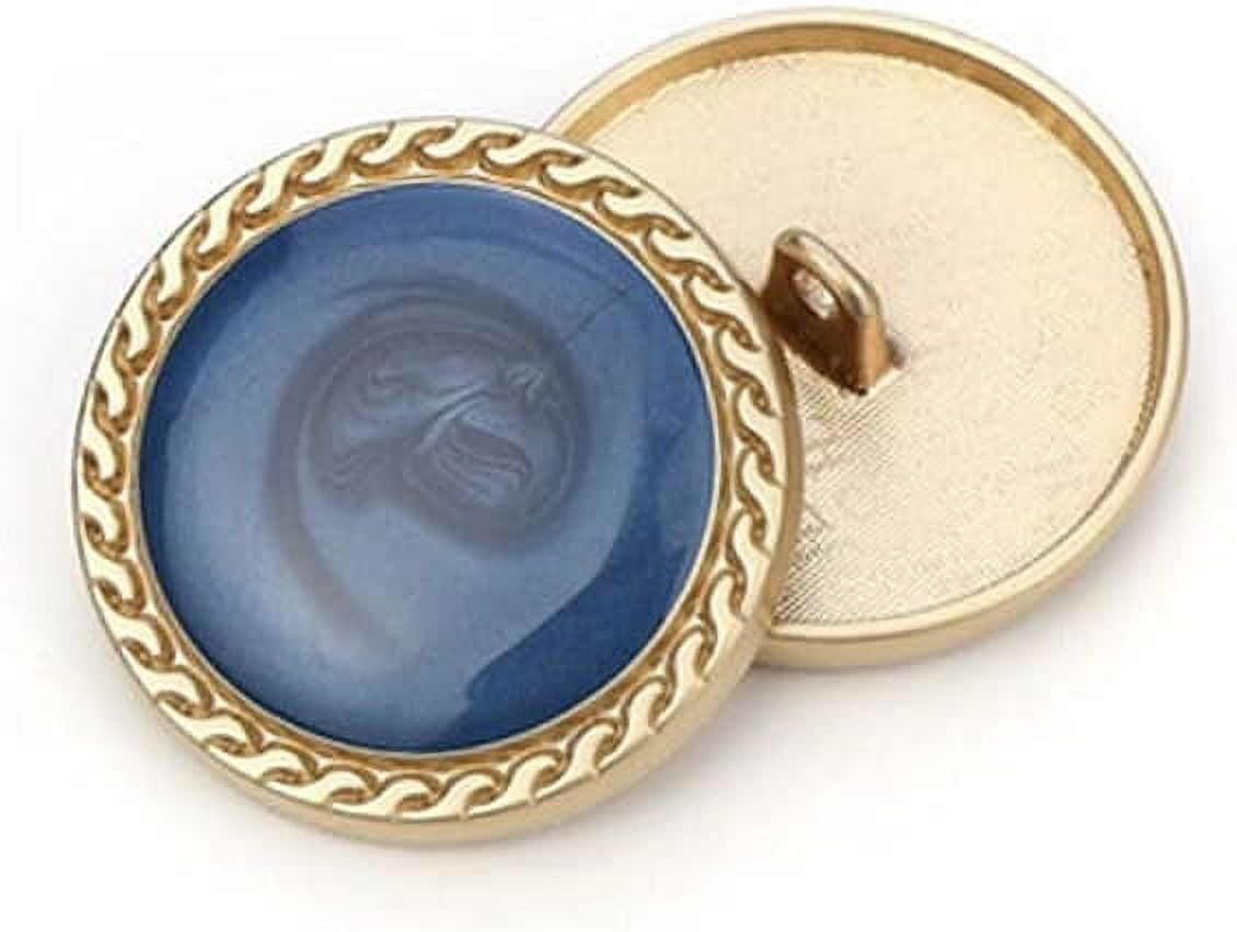 5 PCS Vintage Gold Women's Buttons for Clothing Decoration Metal Coat ...