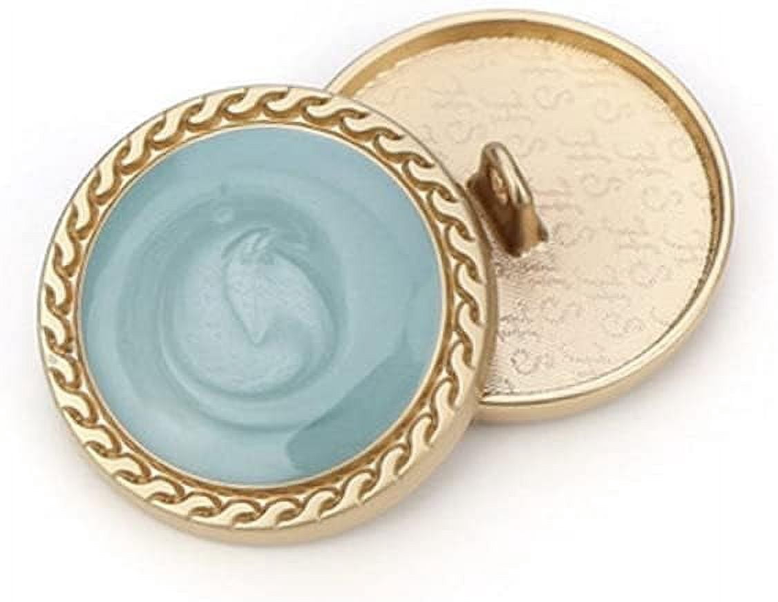 5 PCS Vintage Gold Women's Buttons for Clothing Decoration Metal Coat ...