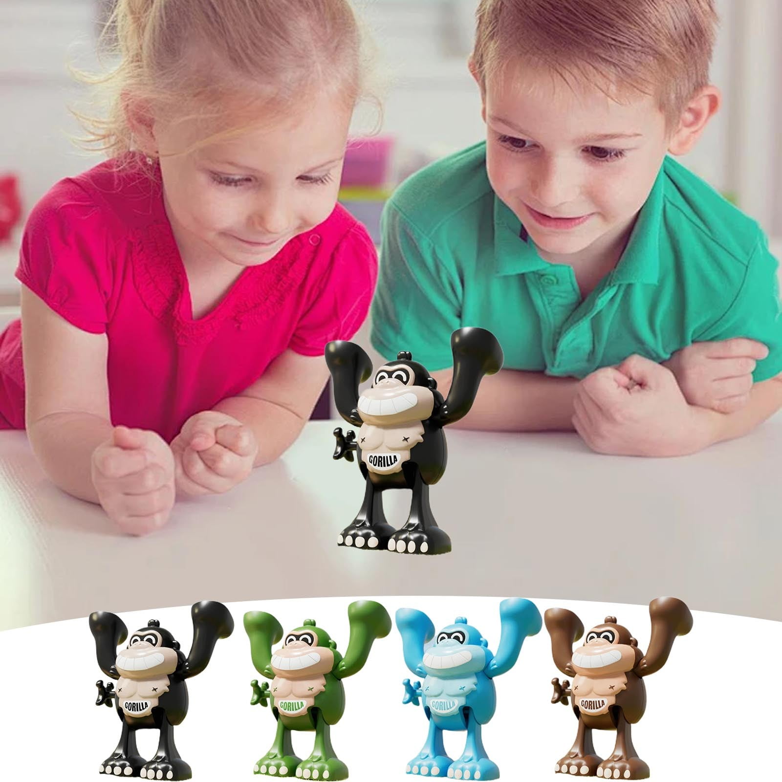 5 PCS Wind Up Toys for Kids, Assorted Animals Walking Jumping Clockwork ...