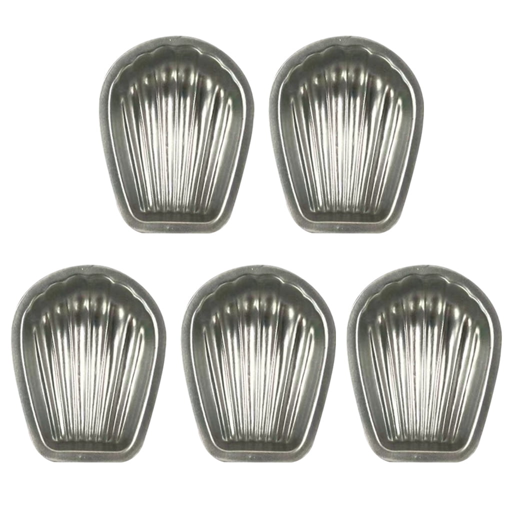 5 PCS for Shell Shaped Cake Pan Heavy Carbon Nonstick DIY Madeleine ...