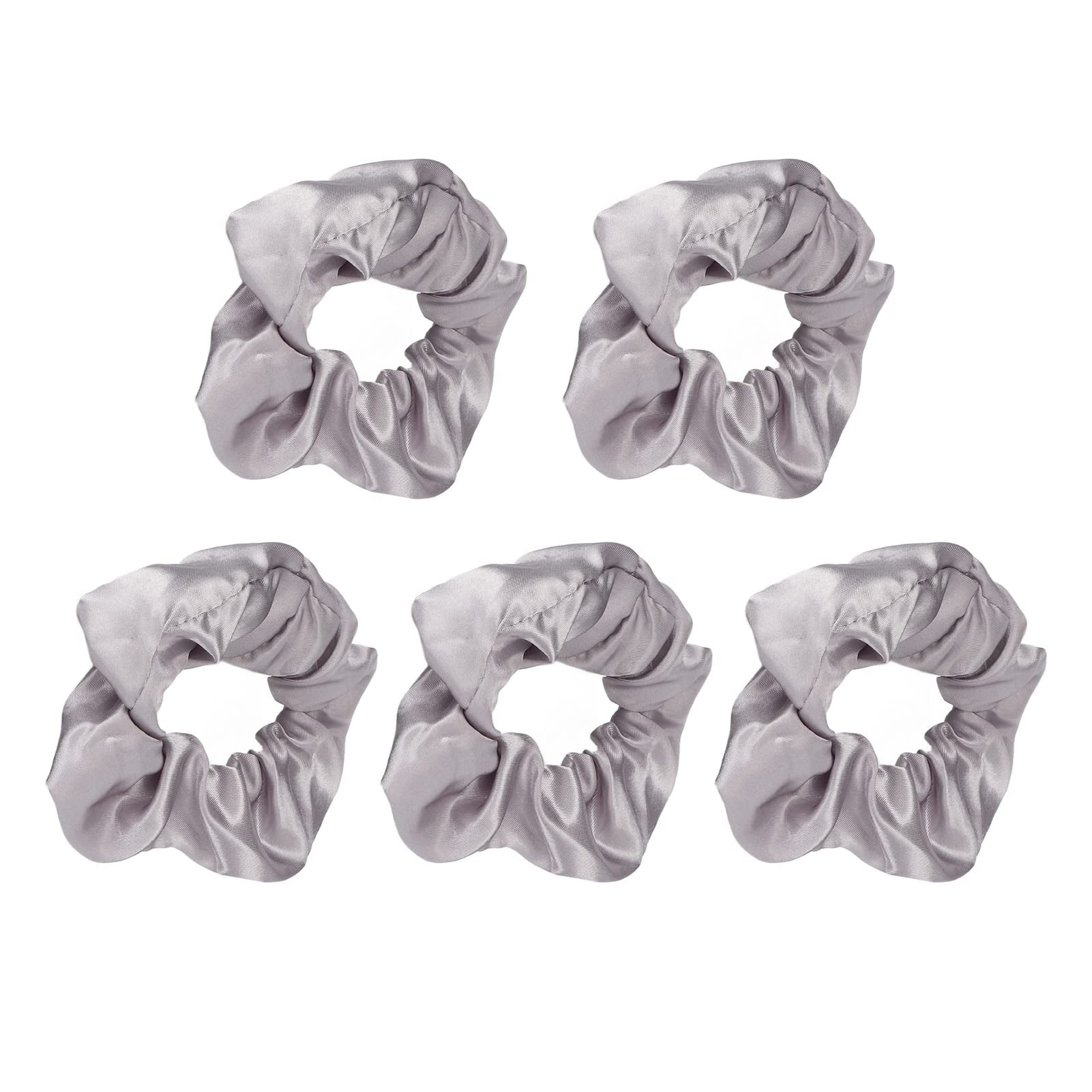 5 PCS silk scrunchies, Scrunchies For Women, Light Up Scrunchies, Hair ...