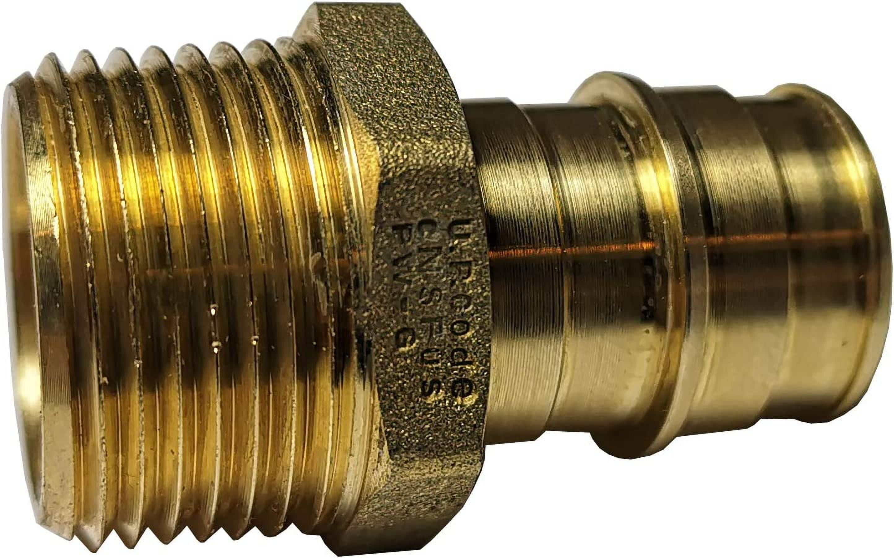 5 PIECES 3/4" X 3/4" MALE NPT PEX F1960 ADAPTER, FOR UPONOR (WIRSBO ...