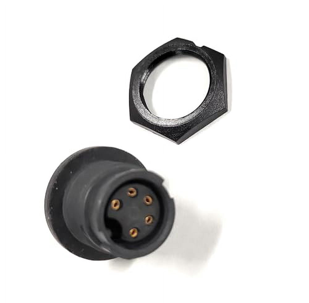 5 PIN Female Connector Chassis Mount W/Mount NUT (1PC) SWITCHCRAFT ...