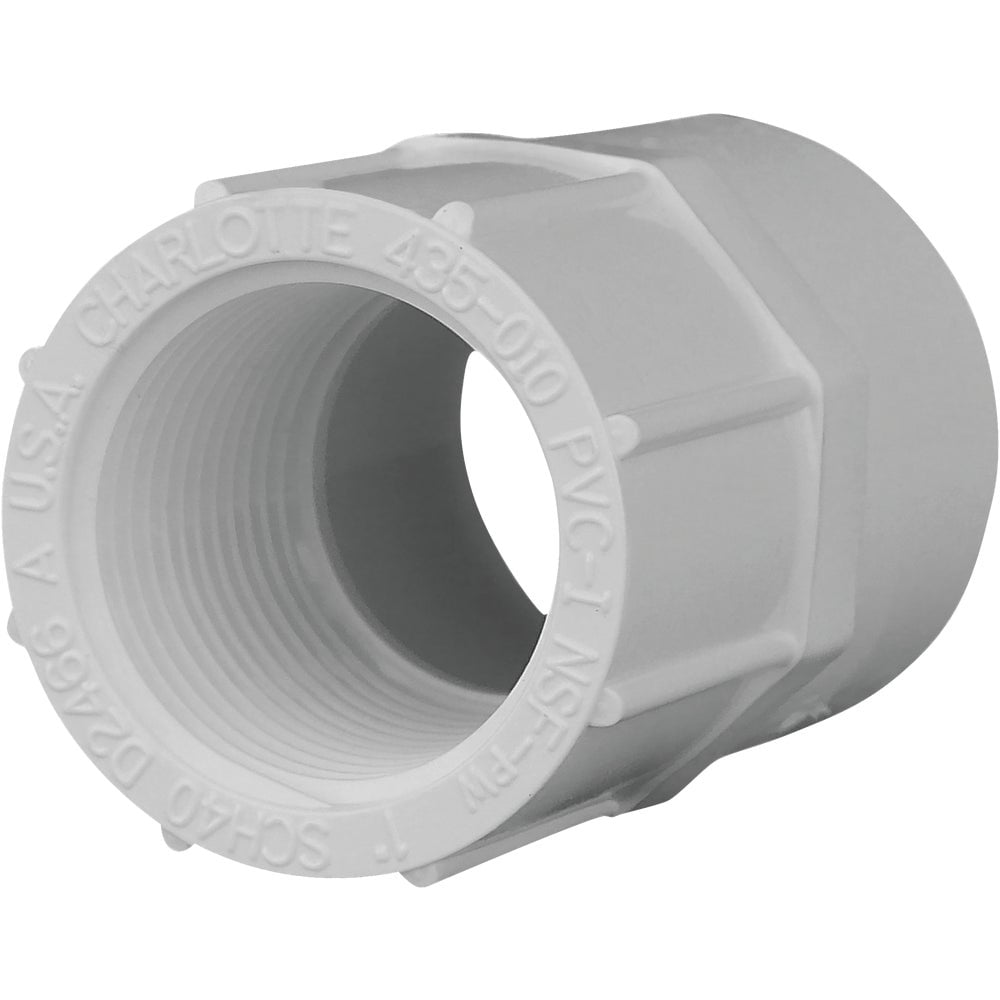 5 PK, Charlotte Pipe PVC 02101 1000HA-Charlotte Pipe Female Schedule 40 ...