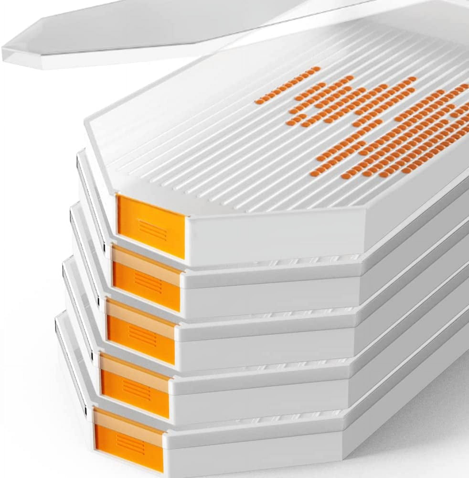 5 PK Diamond Painting Trays with Lids/Covers, 5 Bead Trays & 5 Lids ...