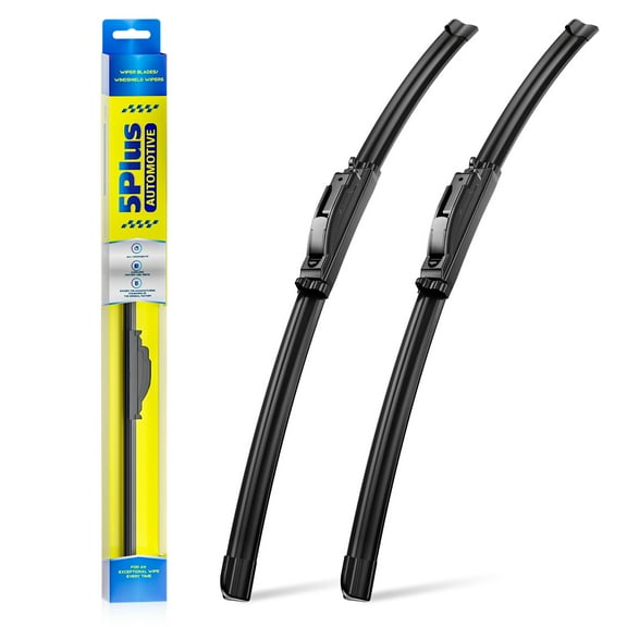 5 PLUS Silicone Water Repellency Windshield Wiper Blades Replacement ...