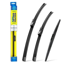 5 PLUS Silicone + Water Repellent Windshield Wiper Blades Compatible ...