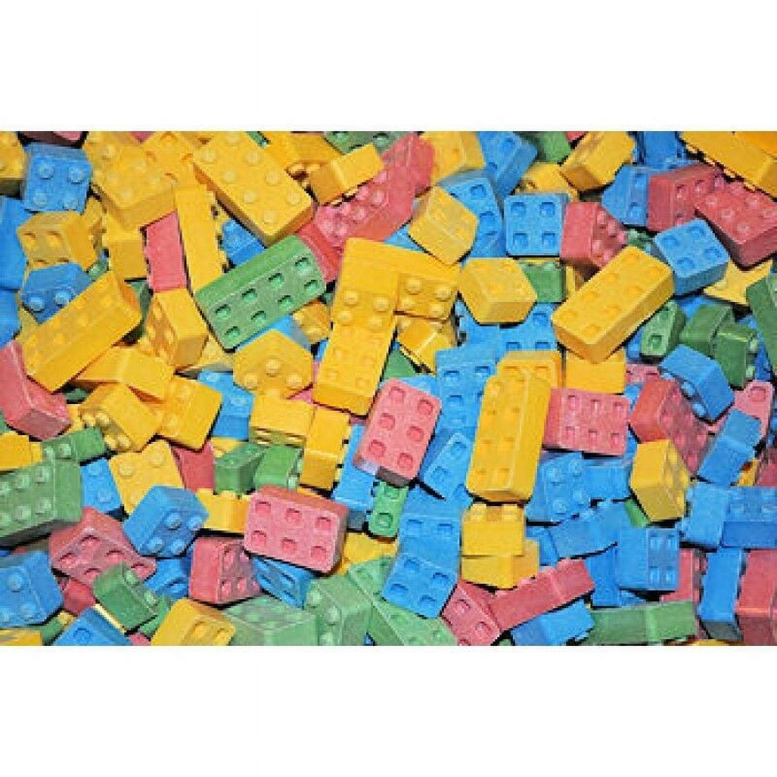 5 POUNDS CANDY BUILDING BLOCKS BLOX BULK 4 FLAVORS PARTY FAVORS FIVE LB ...