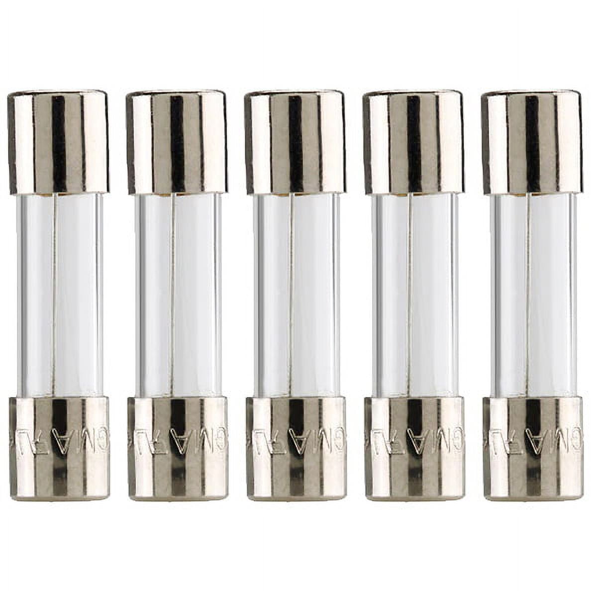 5 Pack 1/2 Amp 250 Volt GMA Style Fast Acting Fuse, 0.5A, 3/16" x 3/4 ...