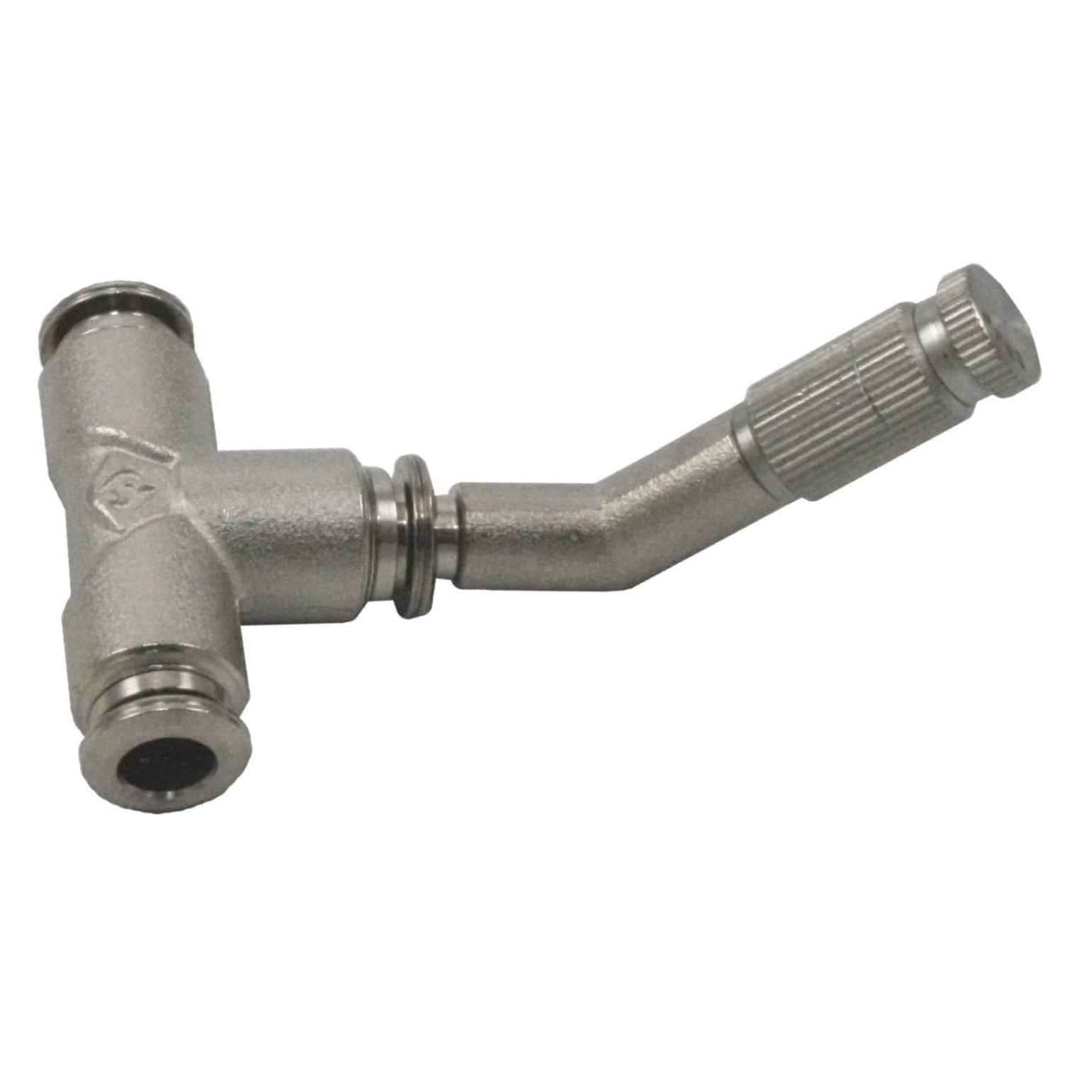 5 Pack- 1/4" 45-Degree High Pressure Tee Mist Nozzle Complete - For ...