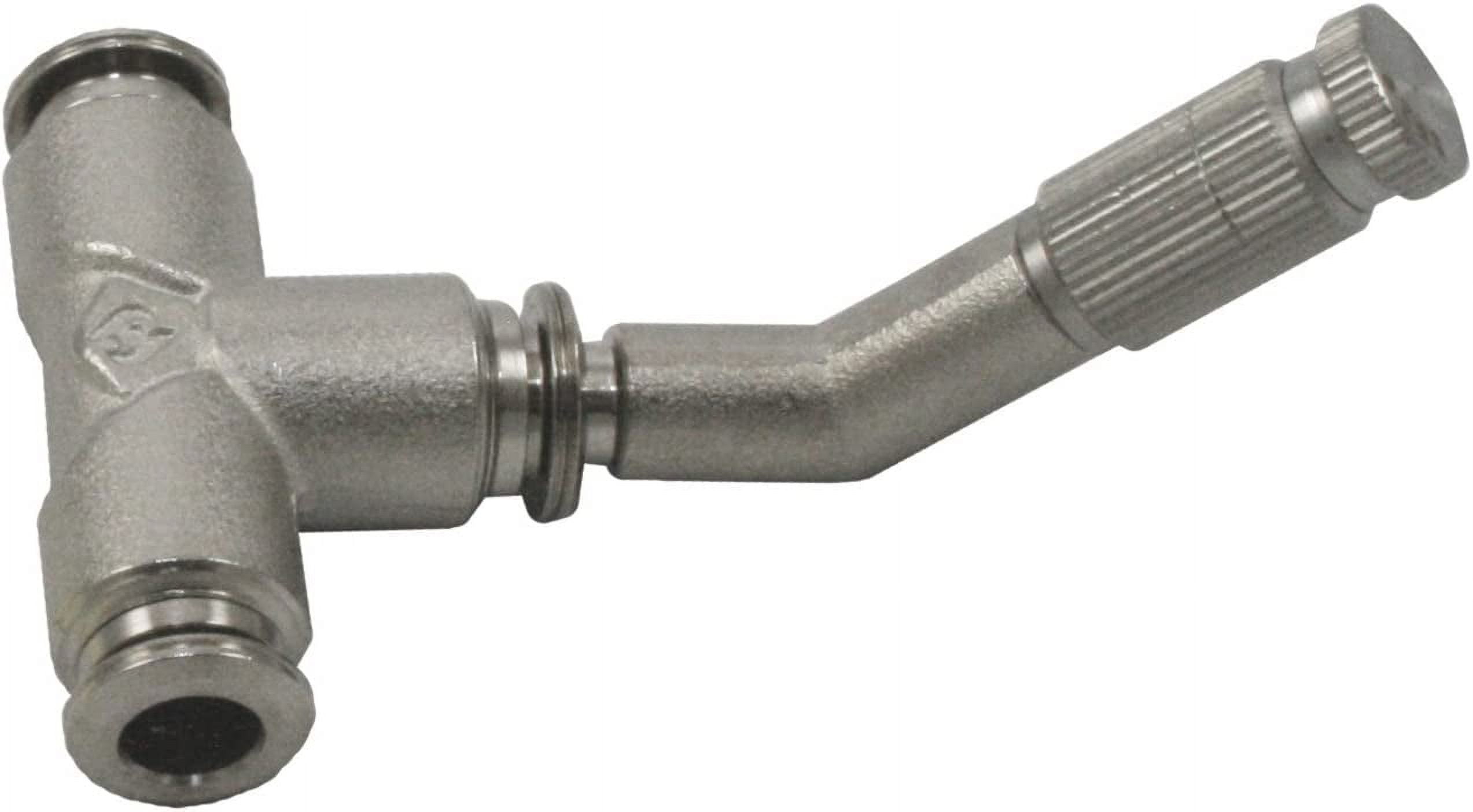 5 Pack- 1/4" 45-Degree Tee Mist Nozzle Complete -For High Pressure ...