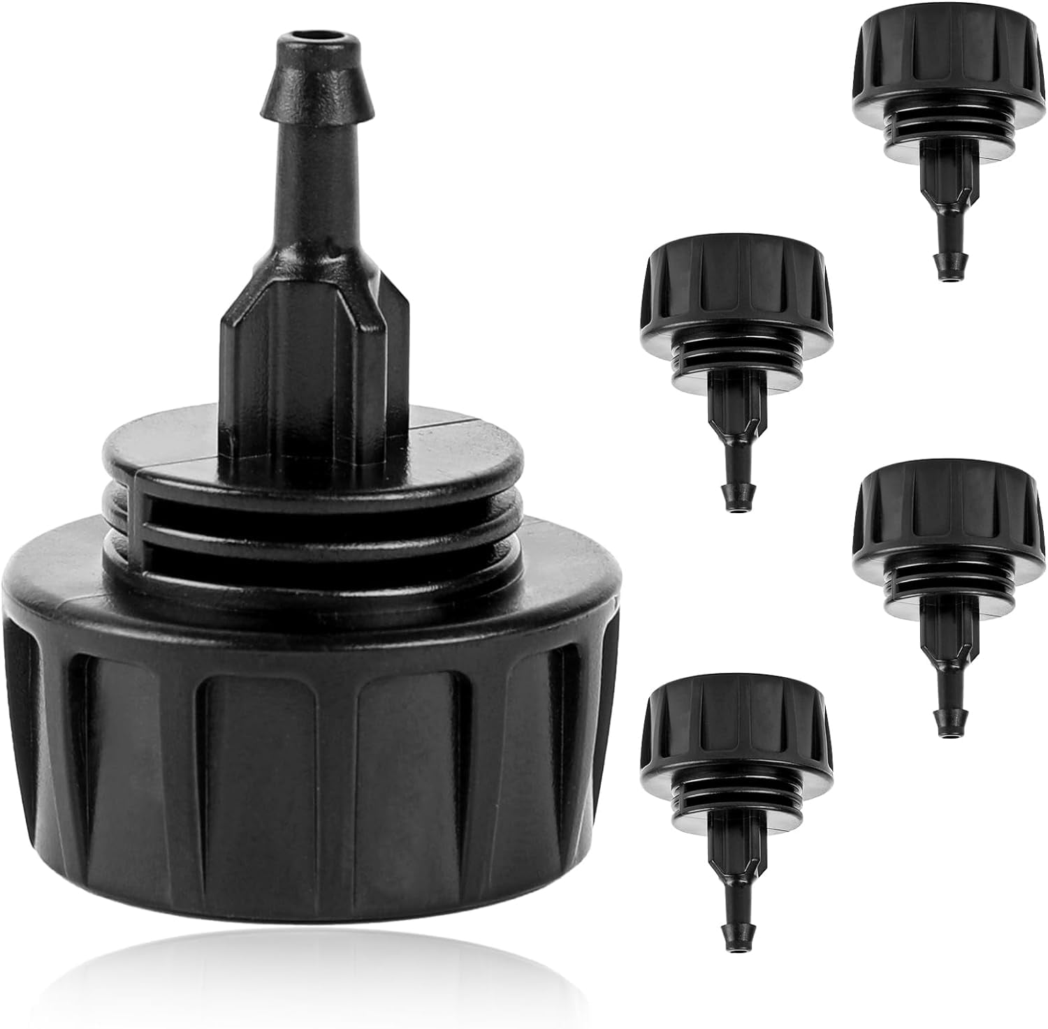 5 Pack 1/4 Inch Drip Irrigation Tubing to Faucet/Garden Hose Adapter ...